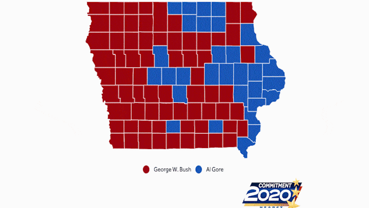 Iowa Election Results How Iowa Has Voted For President In The Past