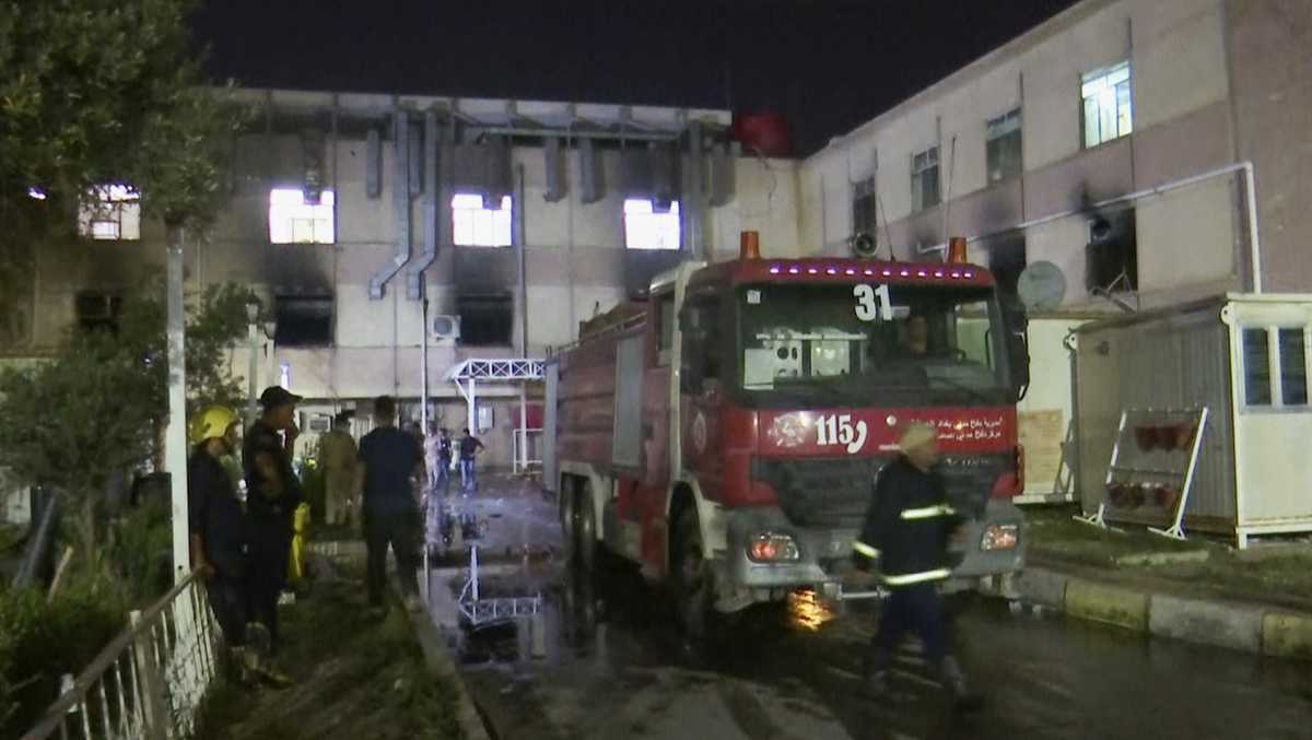 More than 80 killed in Iraq hospital fire housing COVID patients