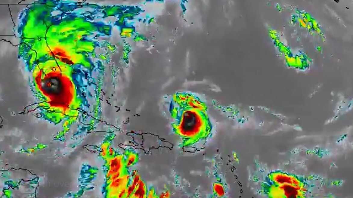 Radar shows Hurricane Irma's path over 10 days