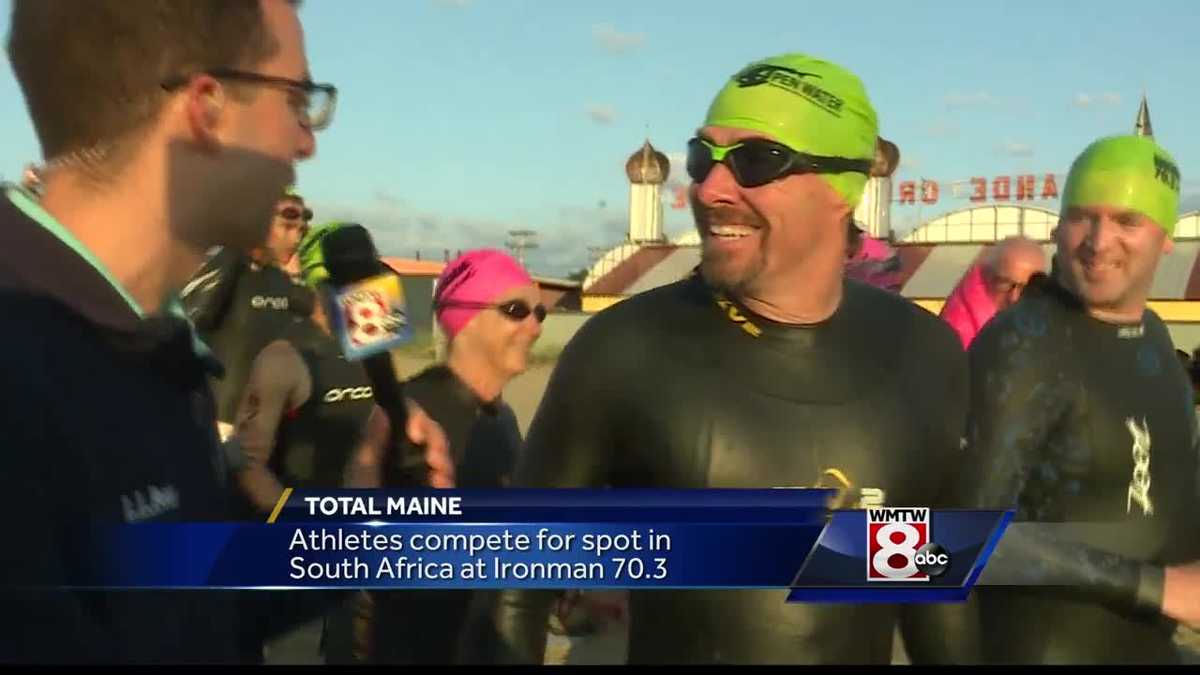 Athletes race over 70 miles for Ironman triathlon
