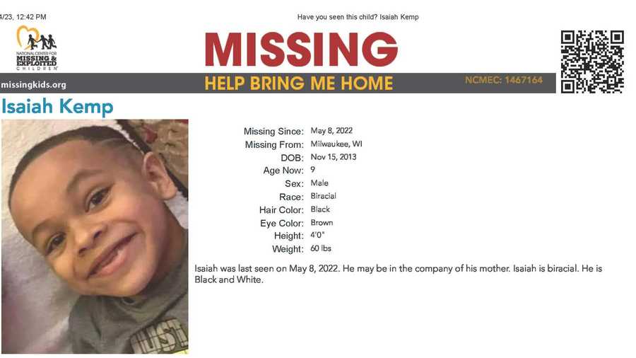 Brown Deer police are looking for 9-year-old missing since May 2022
