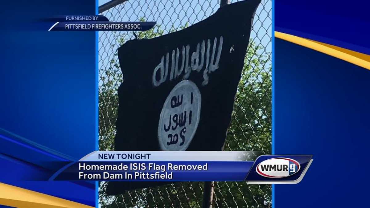 Homemade ISIS flag found hanging from dam in Pittsfield