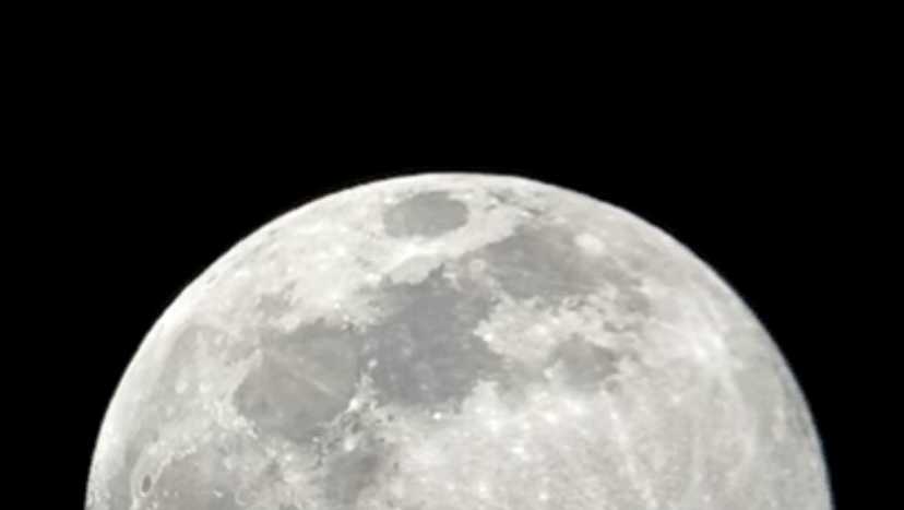International Space Station crosses moon over Cincinnati skies