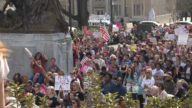 PHOTOS: Thousands march against Trump across the US and beyond