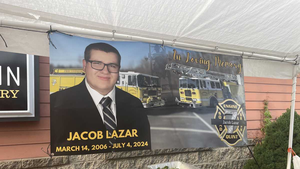 Jacob Lazar fundraiser for firefighter killed by falling tree