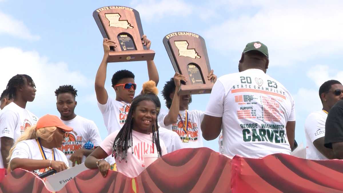 VIDEO REPORT: Carver Rams celebrate back-to-back state basketball ...
