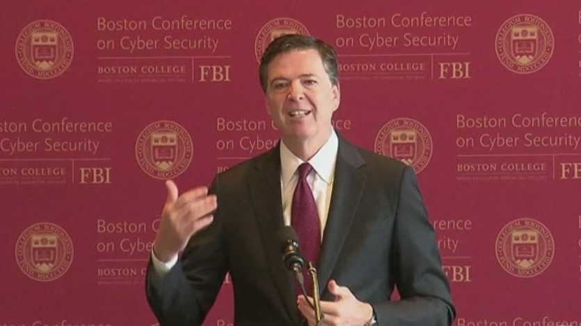 FBI Director James Comey meets with Congress 'Gang of Eight'
