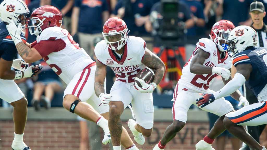 Arkansas takes on Texas A&M at home of the Dallas Cowboys