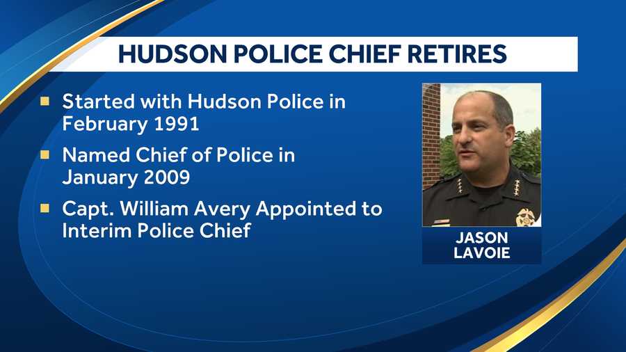 Longtime Hudson police chief retires