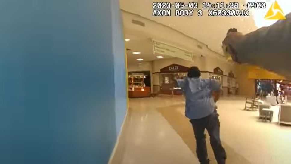 South Caorlina: Video shows takedown of murder suspect in mall