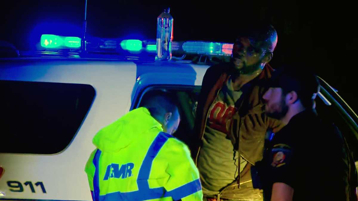 Chainsaw attack leads to 2-county high-speed chase, crash, arrest