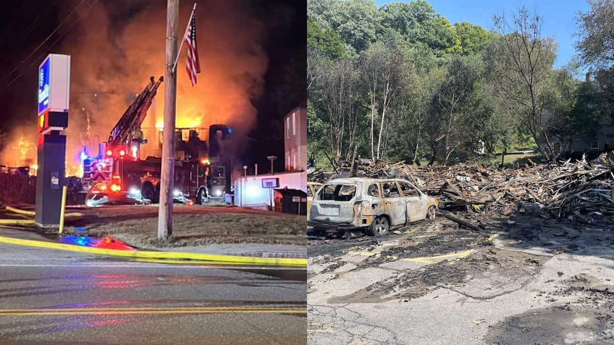 Fire at Jay apartment building injures 3 firefighters, kills pets
