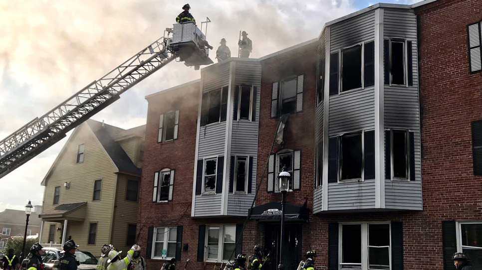 Firefighter injured, more than 30 displaced by three-alarm fire