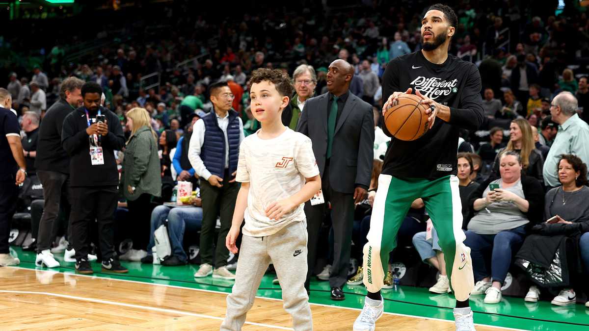Celtics star Tatum reflects on how being a dad changed his career