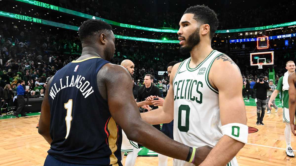 Tatum leads rally, Celtics snap home skid with win over Pelicans