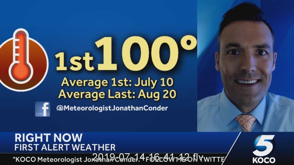 When to expect our first 100 degree high