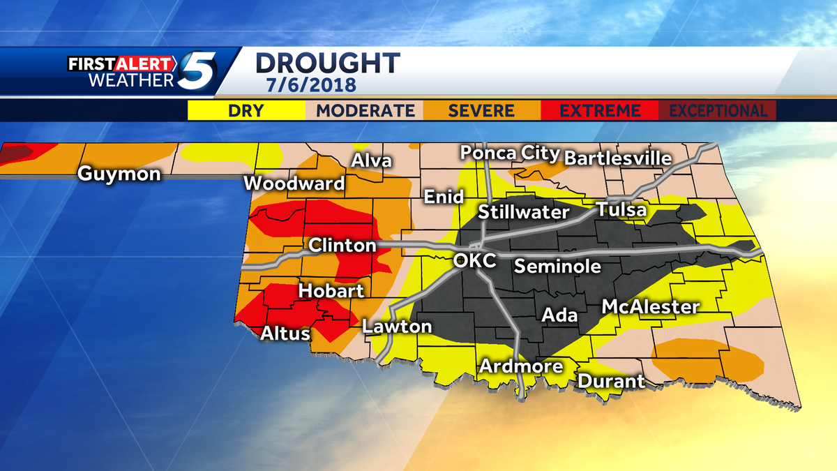 Oklahoma drought continues to improve, for now