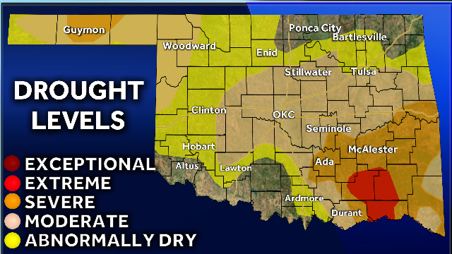 Oklahoma drought continues to expand