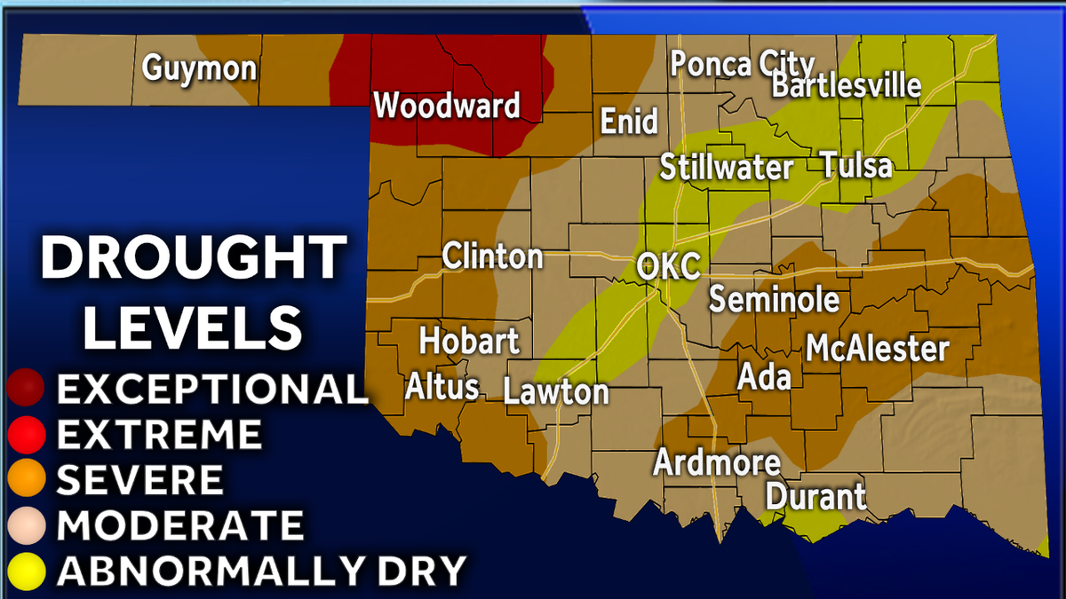 Oklahoma drought continues to expand
