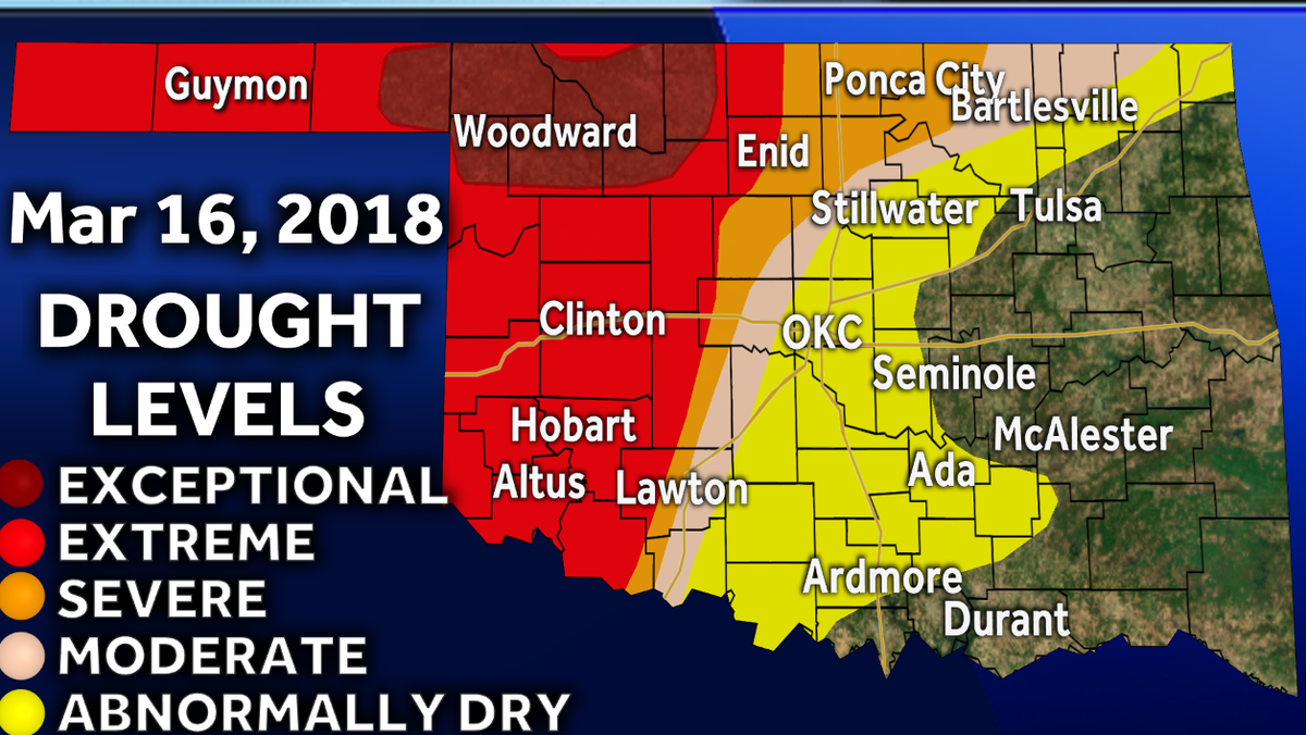 The Oklahoma drought continues to worsen