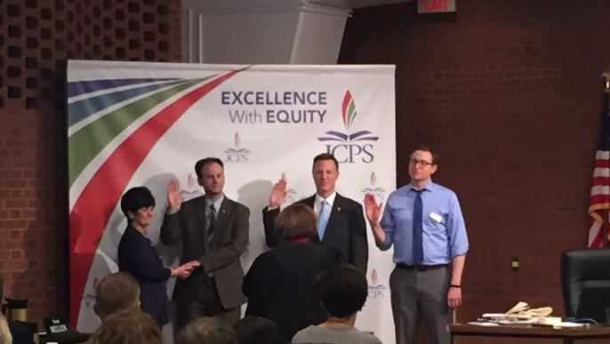 New members sworn in at JCPS board meeting, new chairman elected