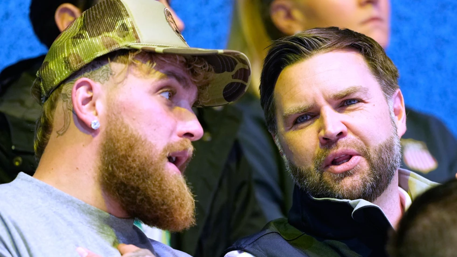 JD Vance and Jake Paul watch U.S. women’s hockey team together at the ...