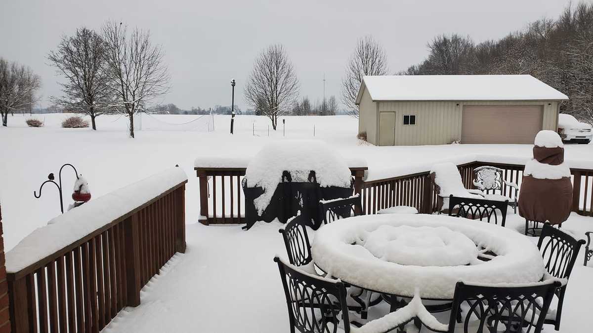 PHOTOS: Snowy shots from southern Indiana