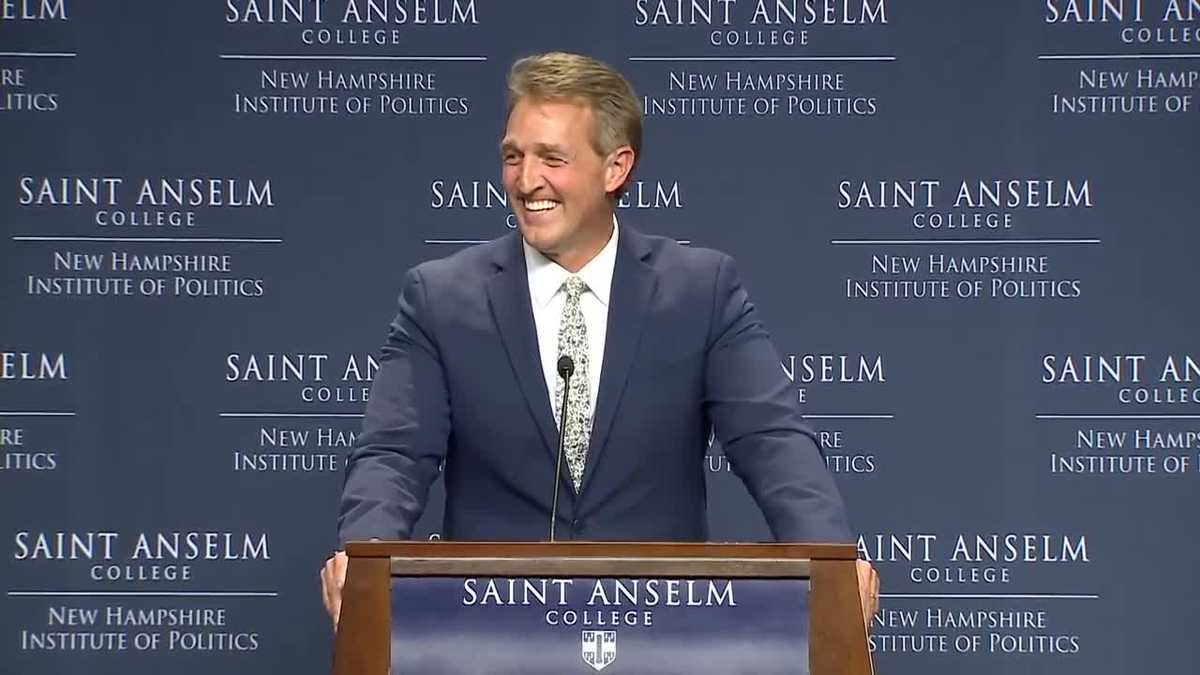US Sen. Jeff Flake speaks at NH Institute of Politics