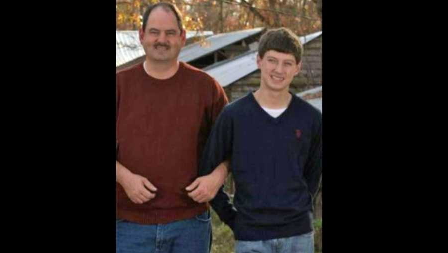 Father, son killed when pickups crash head-on