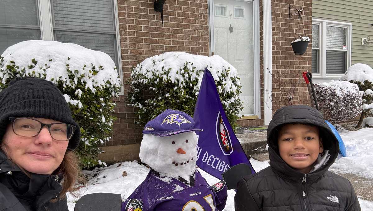 Marylanders react to first significant snow in years