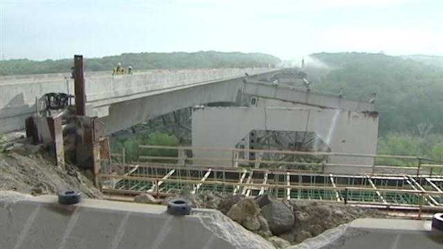 Crews go for try No. 5 this weekend to clear Jeremiah Morrow Bridge