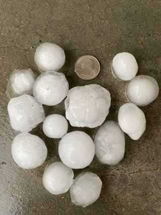 Nebraska, Iowa see large hail from severe thunderstorms