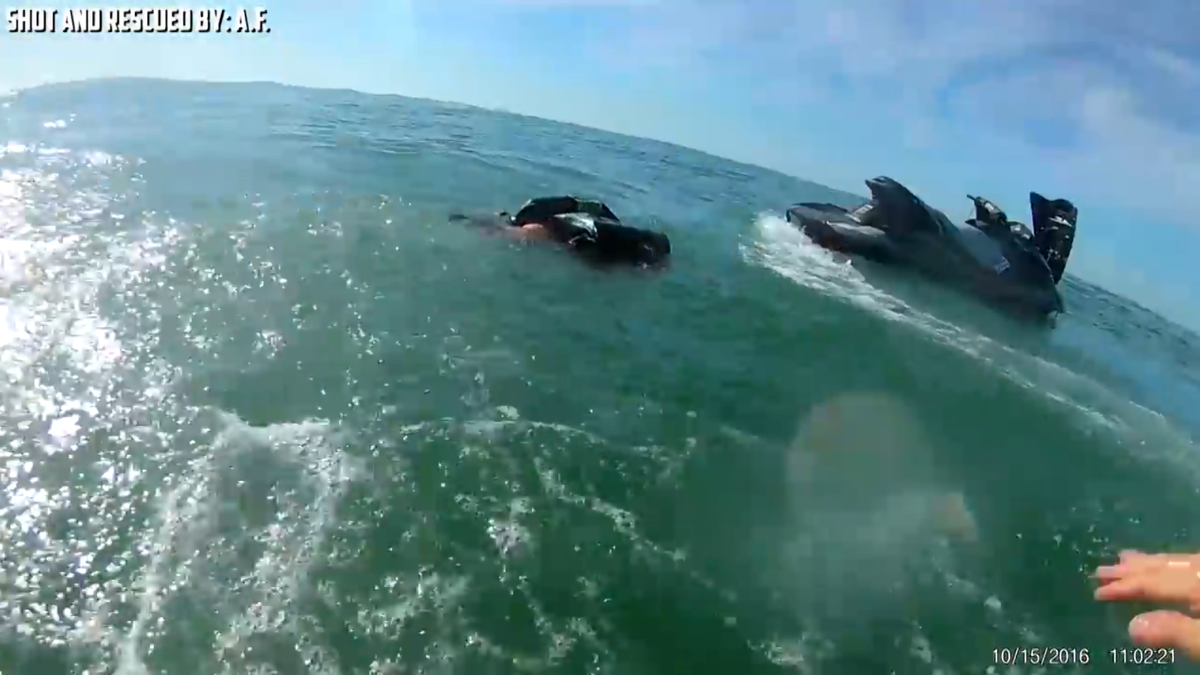 Incredible jet ski rescue by Orange County deputy caught on camera