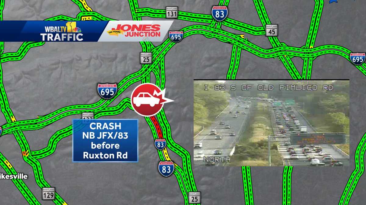 MSP respond to fatal 2 vehicle crash on I-83 near Ruxton Road