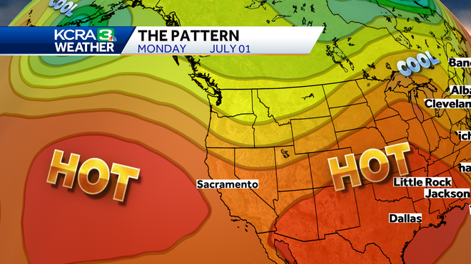 California heat wave expected to start July. Excessive heat forecast