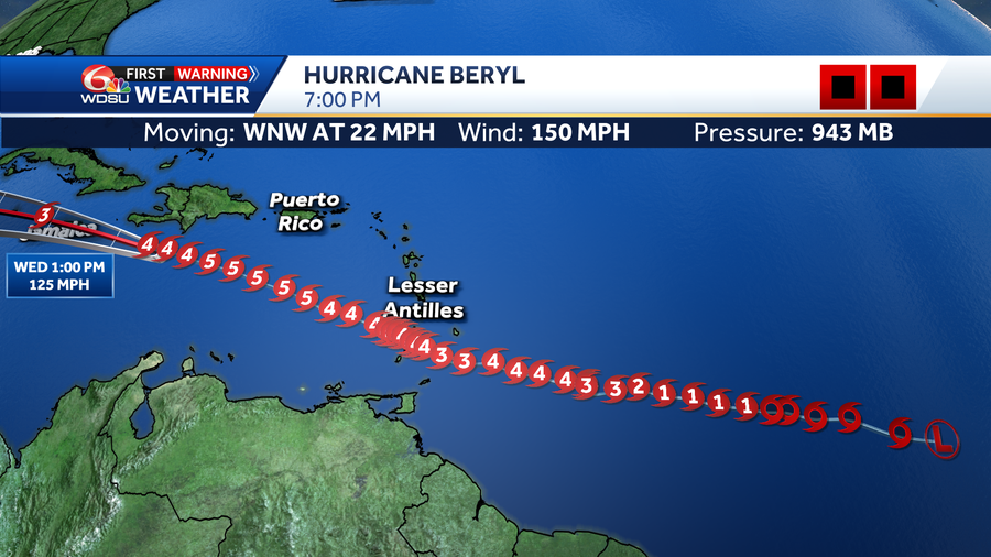 Hurricane Beryl already a record-setting storm