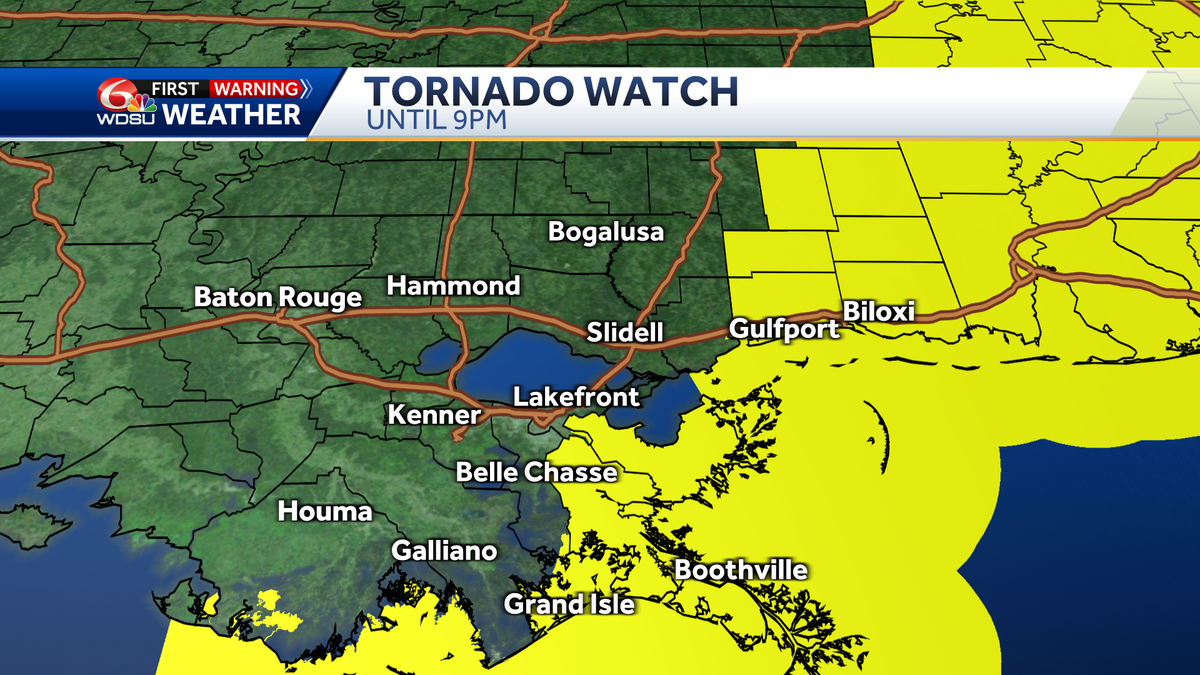 Tornado Watch extended