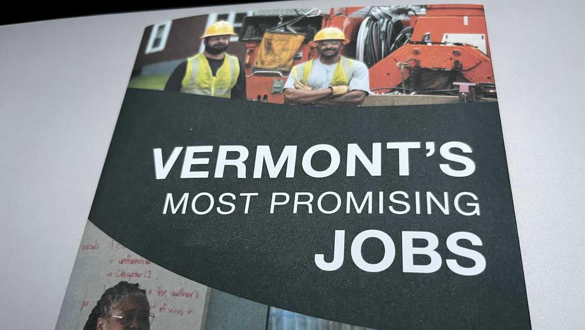 Vermont jobs report highlights most promising fields