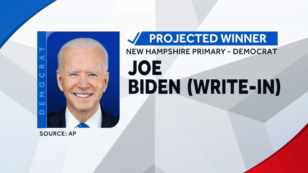 Joe Biden Wins Nh Democratic Primary