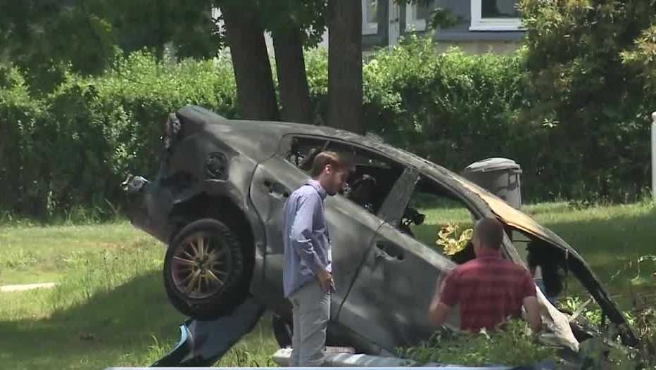 Man Accused Of Stealing Car Crashing It Into Guardrail