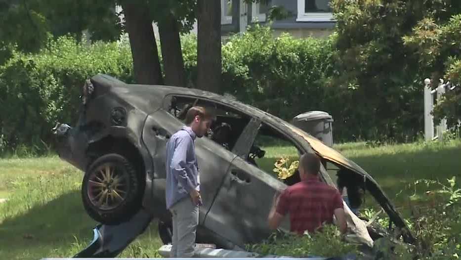 Man Accused Of Stealing Car Crashing It Into Guardrail
