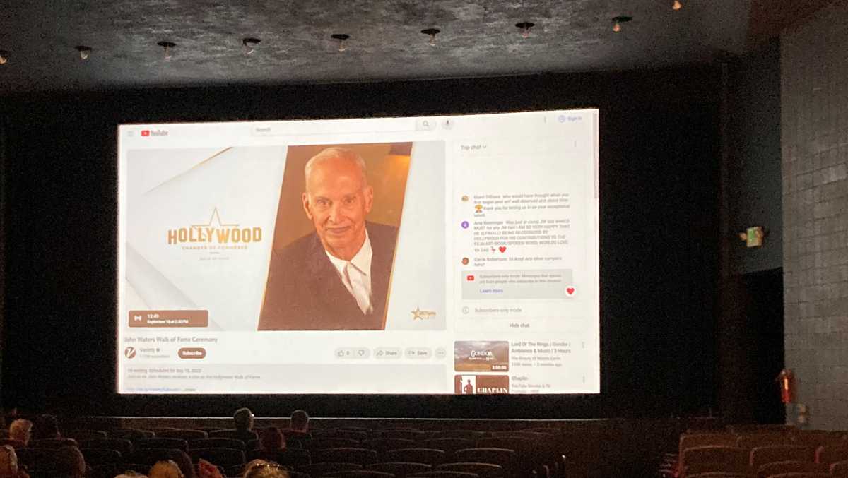 Baltimoreans watch John Waters get his star in Hollywood