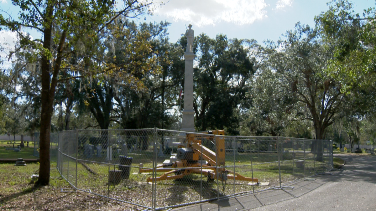 'Johnny Reb' Confederate statue has new home in Orlando