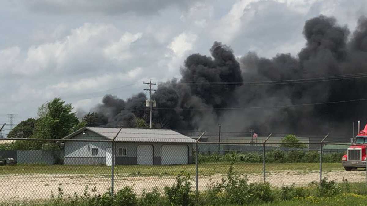 Fire fight at Racine County business exceeds 18 hours