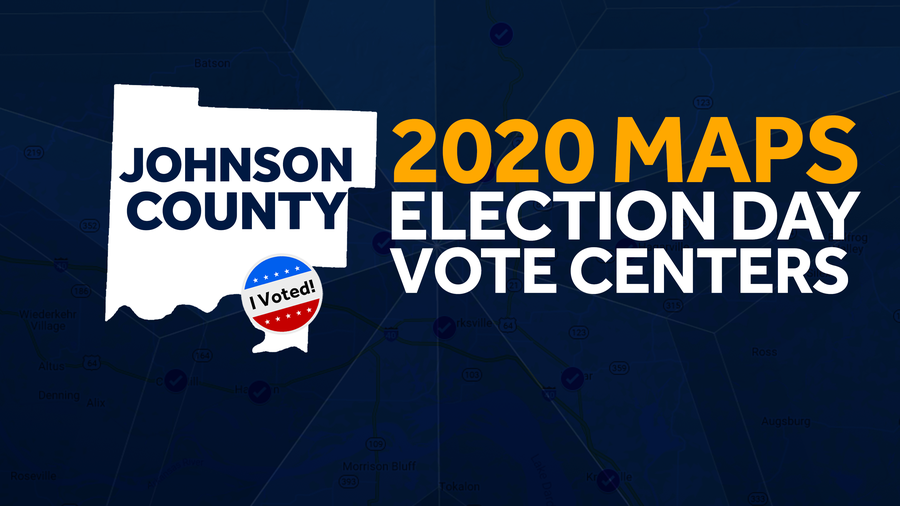 MAPS: Where to vote in Johnson County on Election Day 2020