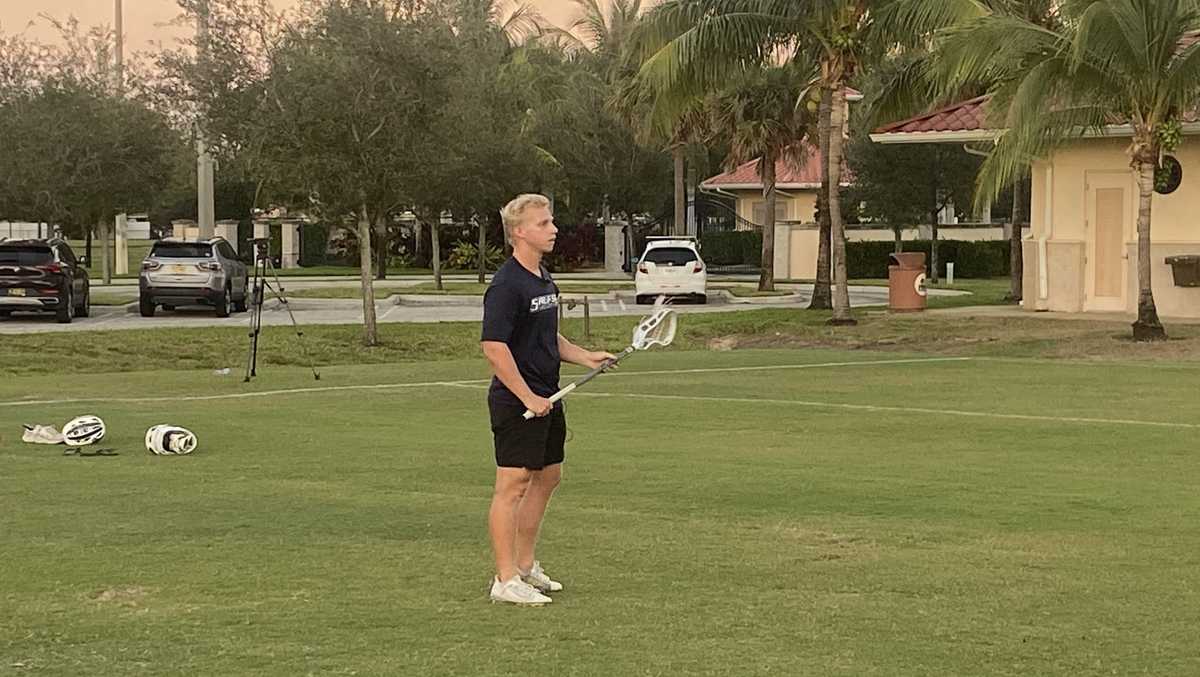 College athlete who had a stroke hopes his story is a warning to others