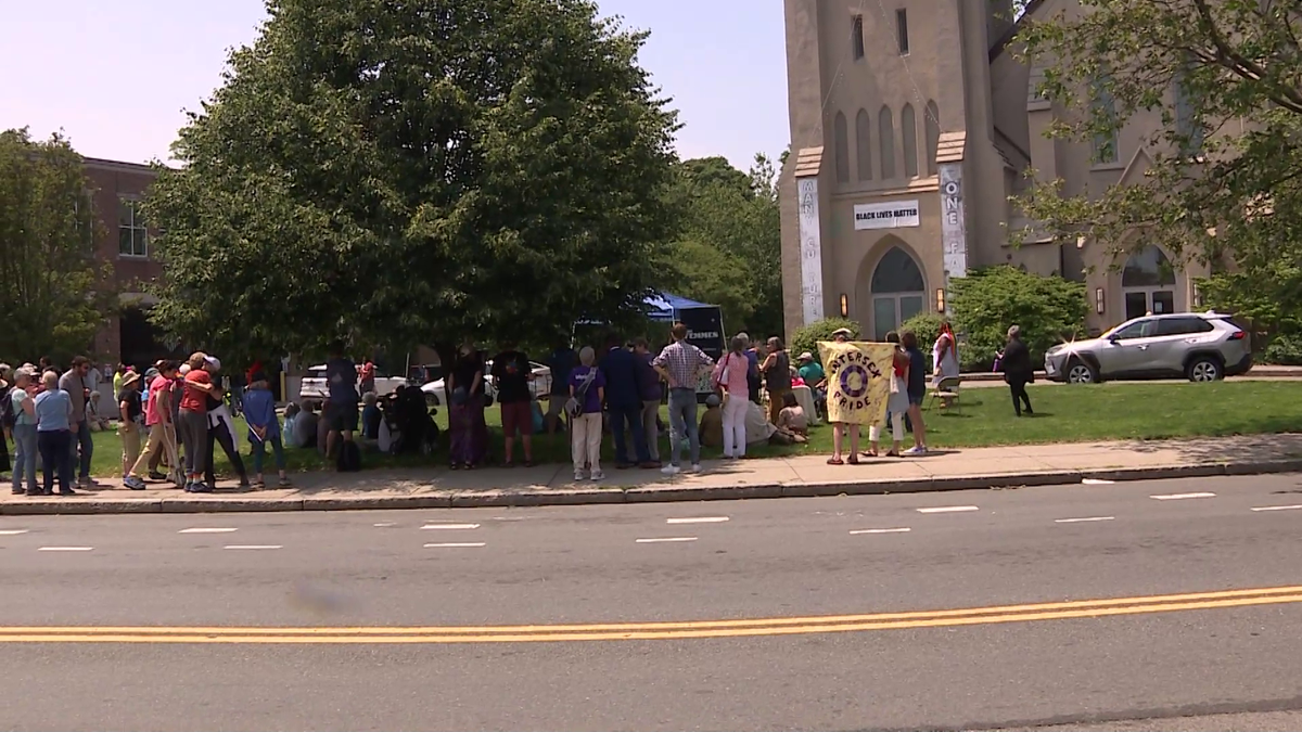 JP church targeted by homophobic vandals hosts Pride service
