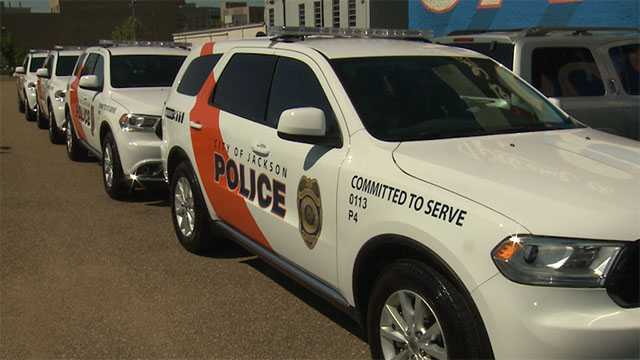 Jackson Police Department unveils new fleet of SUVs