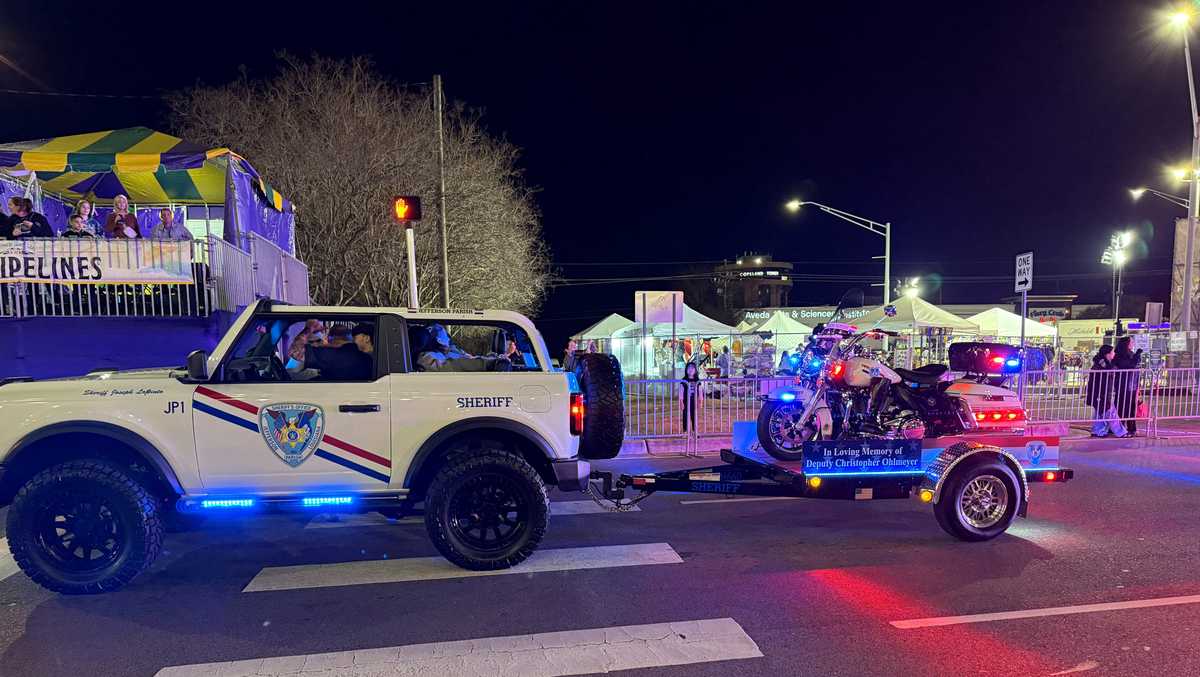 JPSO leaders honor fallen deputy with tribute at Excalibur parade