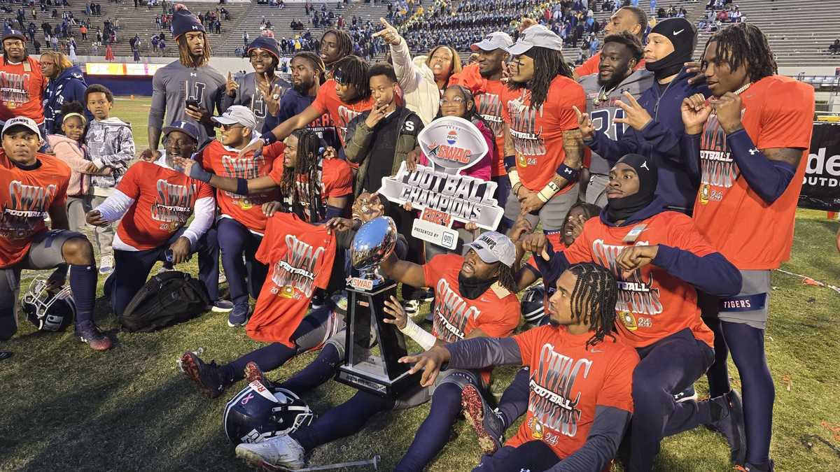 Jackson State Tigers defeat Southern in SWAC Championship